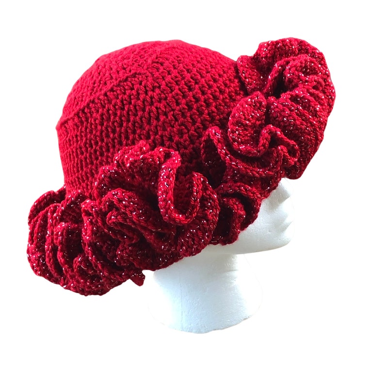 Ruffle Bucket Hats| READY TO SHIP Crochet Ruffle Hat | Crochet Bucket ...