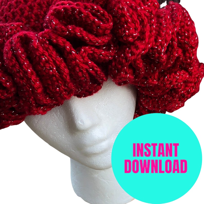 Crochet Ruffle Bucket Hat PATTERN: Beginner Friendly, 3 Sizes (digital ...