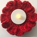 Crochet Flower Tea Light Holder Pattern: Easy PDF Tutorial - Etsy