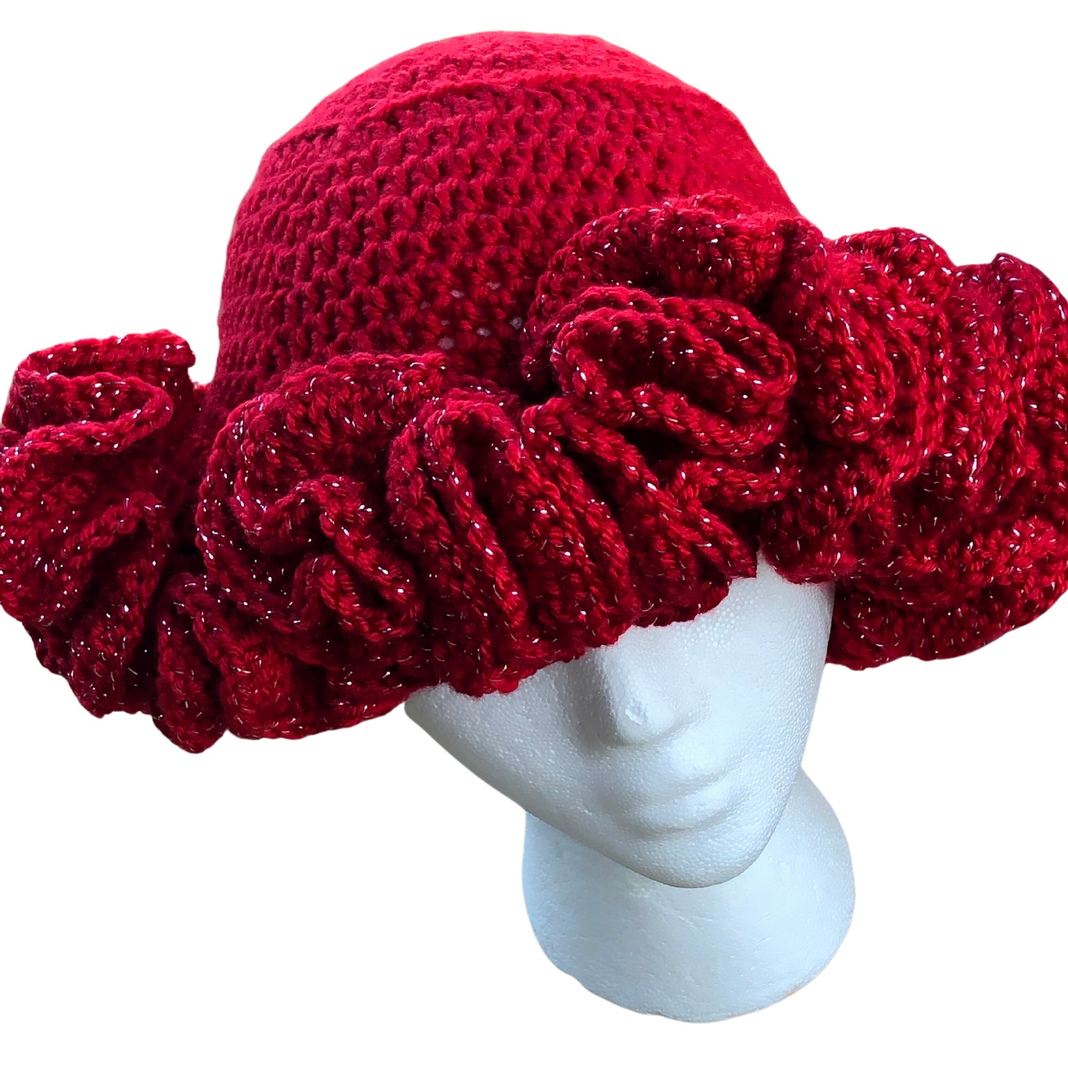 Crochet Ruffle Hat PATTERN | Crochet Bucket Hat PATTERN | Crochet ... Crochet Ruffle Hat PATTERN | Crochet Bucket Hat PATTERN | Crochet ...