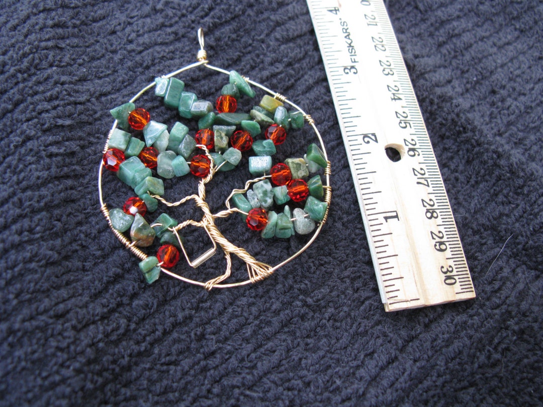 Apple Tree of Life Pendant - Etsy