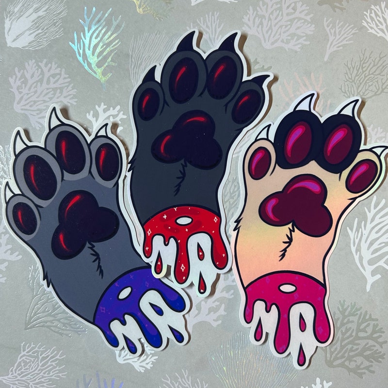 Furry Sticker - Etsy