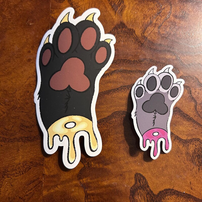 Furry Sticker - Etsy