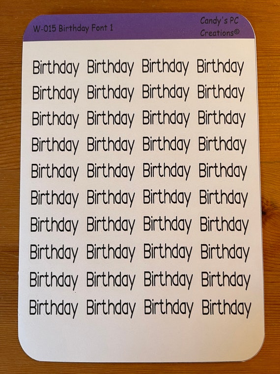 Planner Stickers - CandysPCCreations©