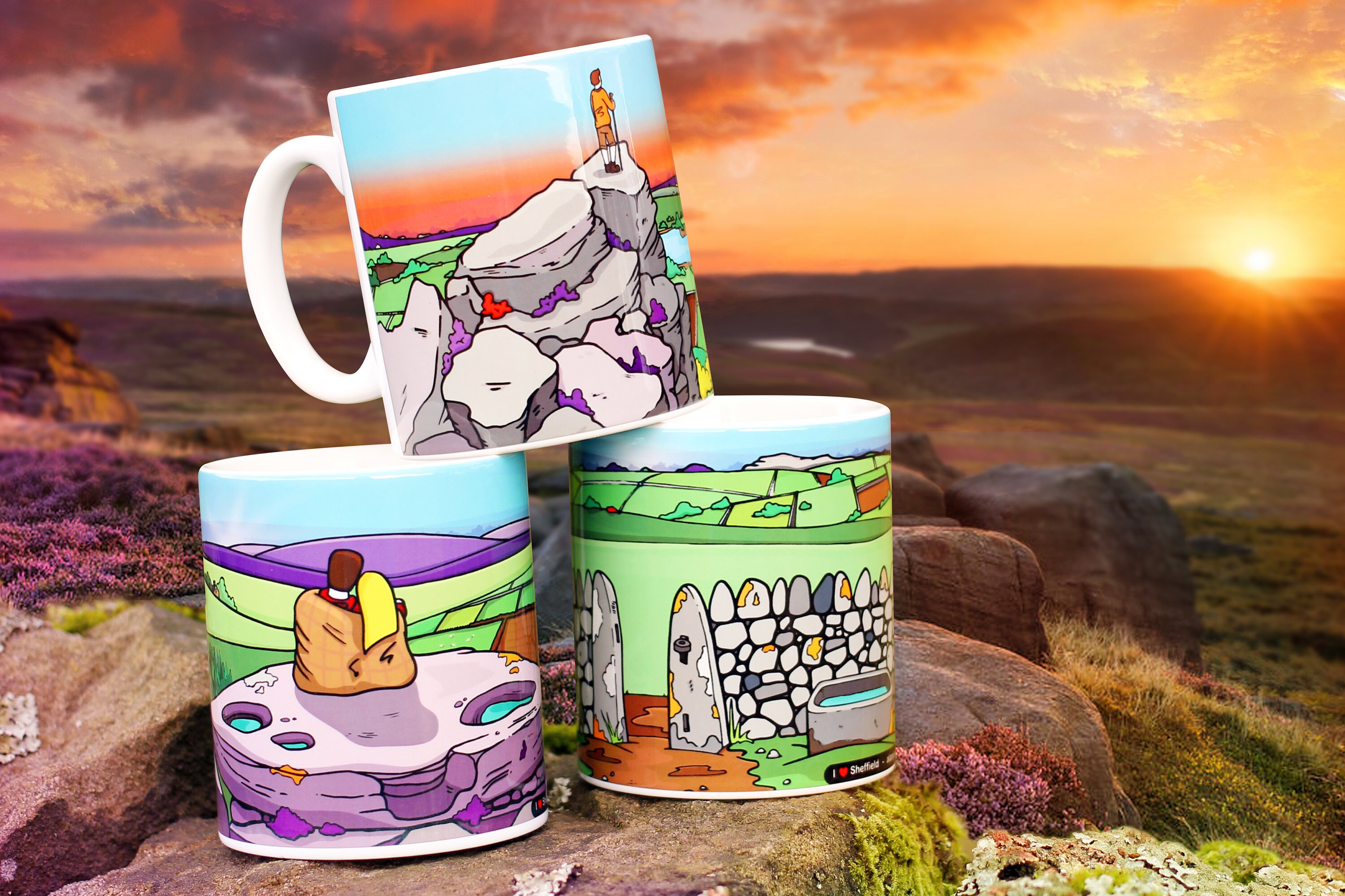 PEAK DISTRICT MUGS Alan Pennington - Etsy UK