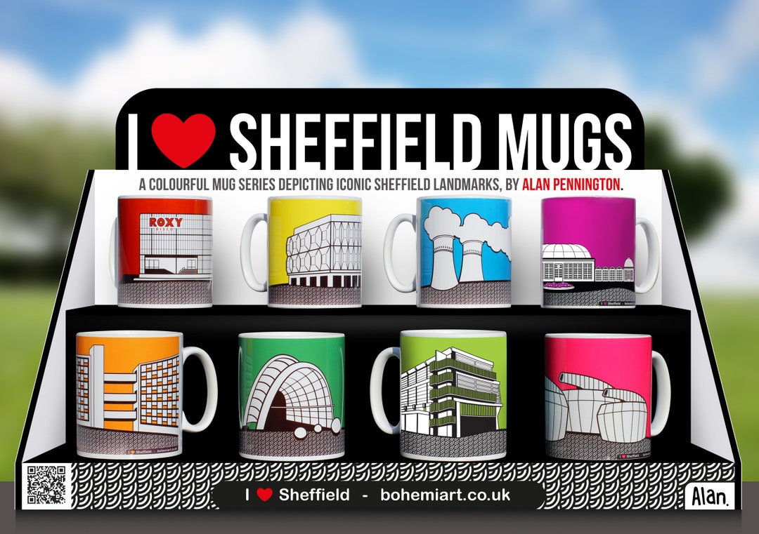 SHEFFIELD Mugs - by Alan Pennington - Etsy UK