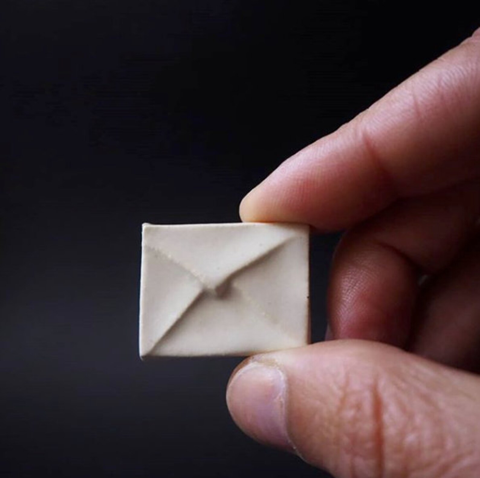 Tiny Ceramic Letter Magnet - Etsy