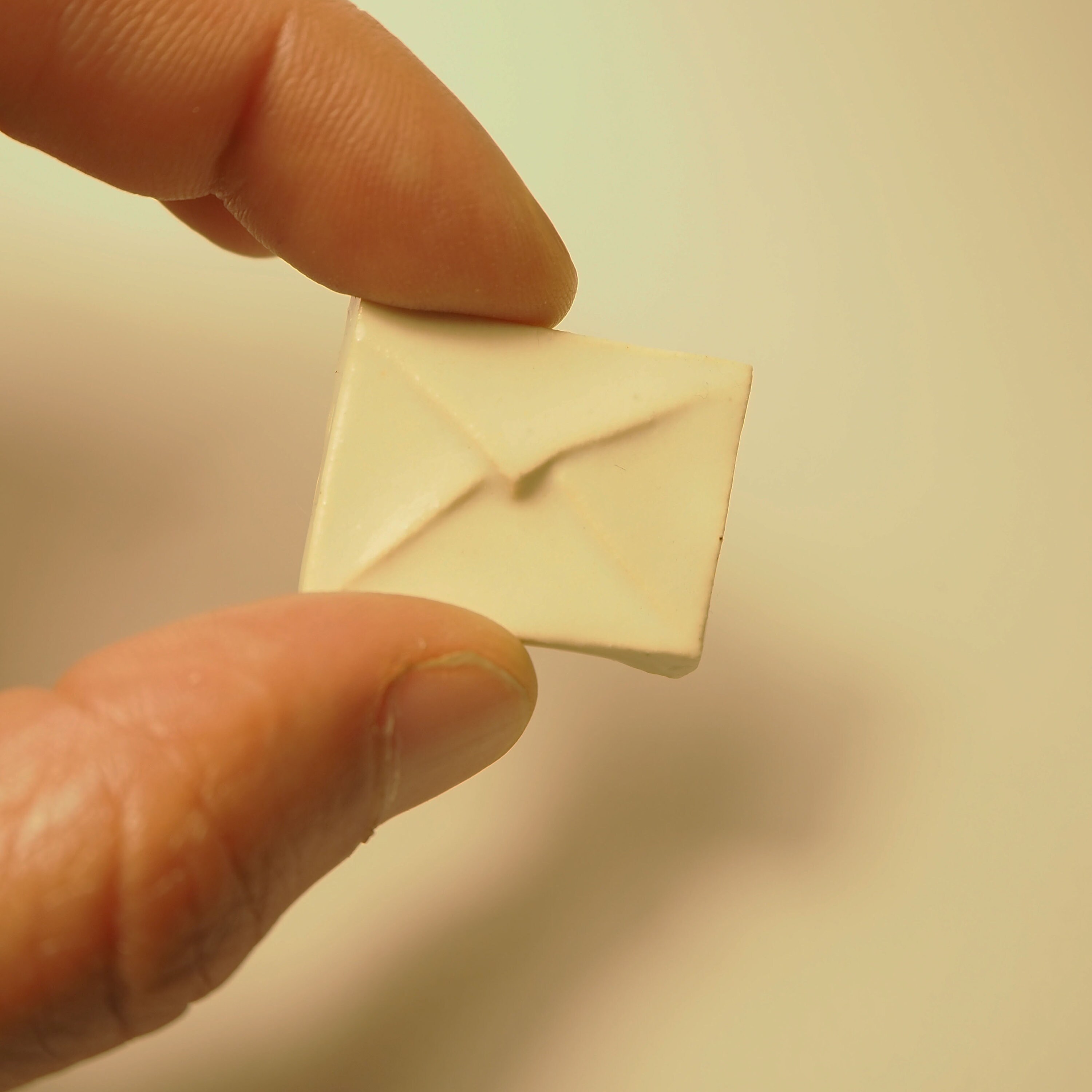 Tiny Ceramic Letter Magnet - Etsy