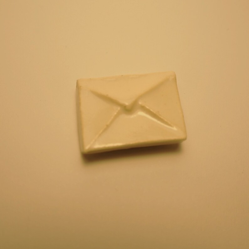 Tiny Ceramic Letter Magnet - Etsy