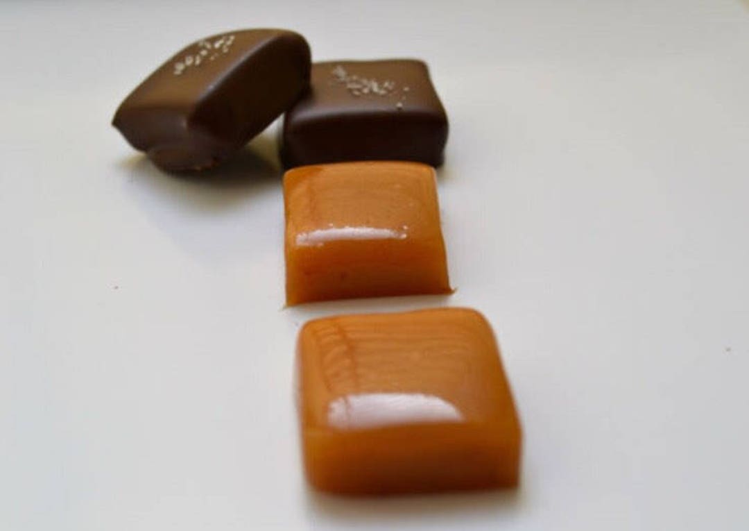 EASTER CARAMELS 4 Pieces in a Bag-dark Chocolate Gift, Teachers Gift ...