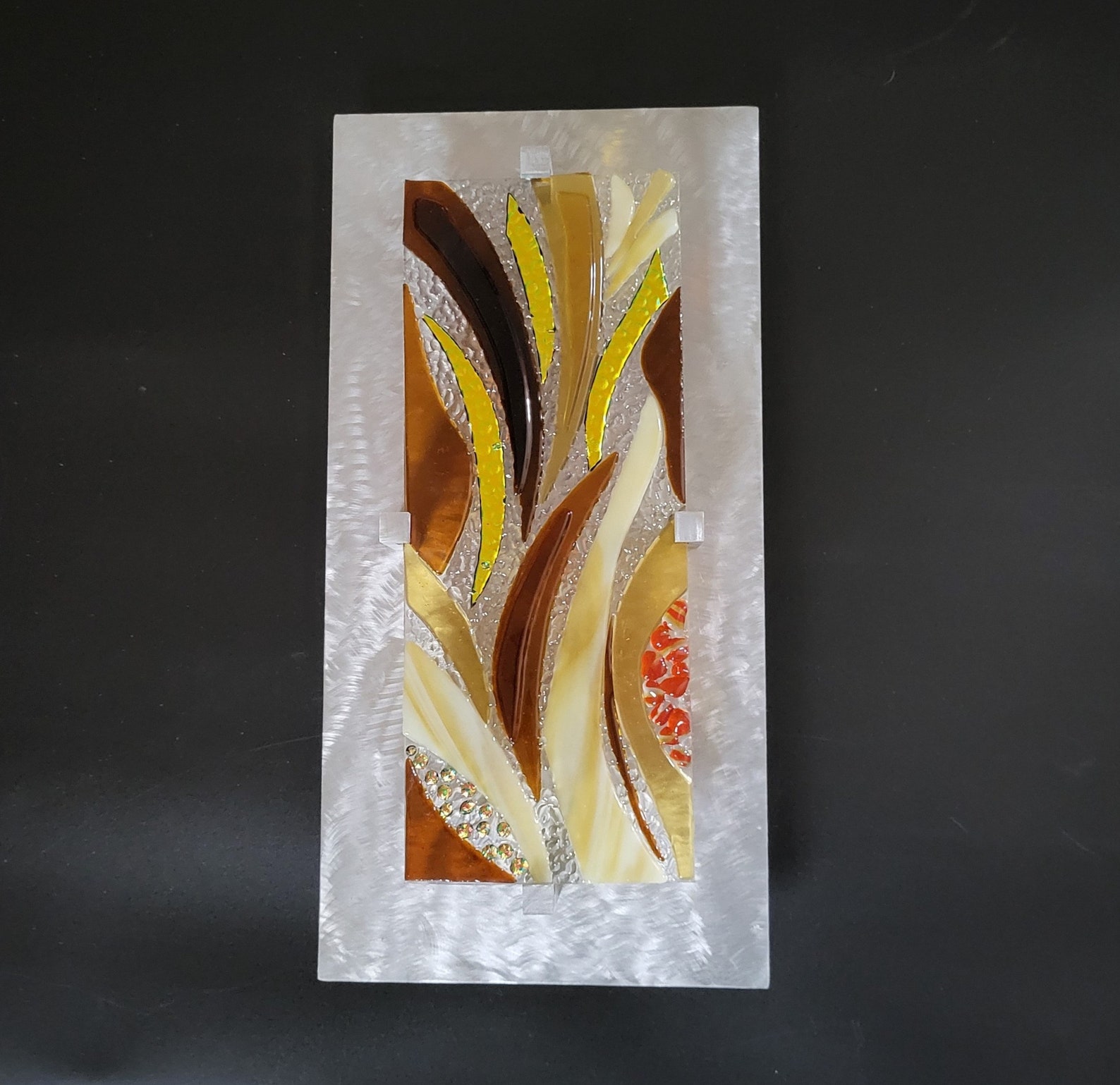 Fused Glass Art Panel Interior Home Decorating Idea With Fused Glass ...