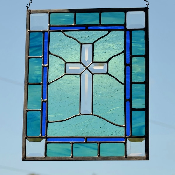 Stained Glass Cross - Etsy