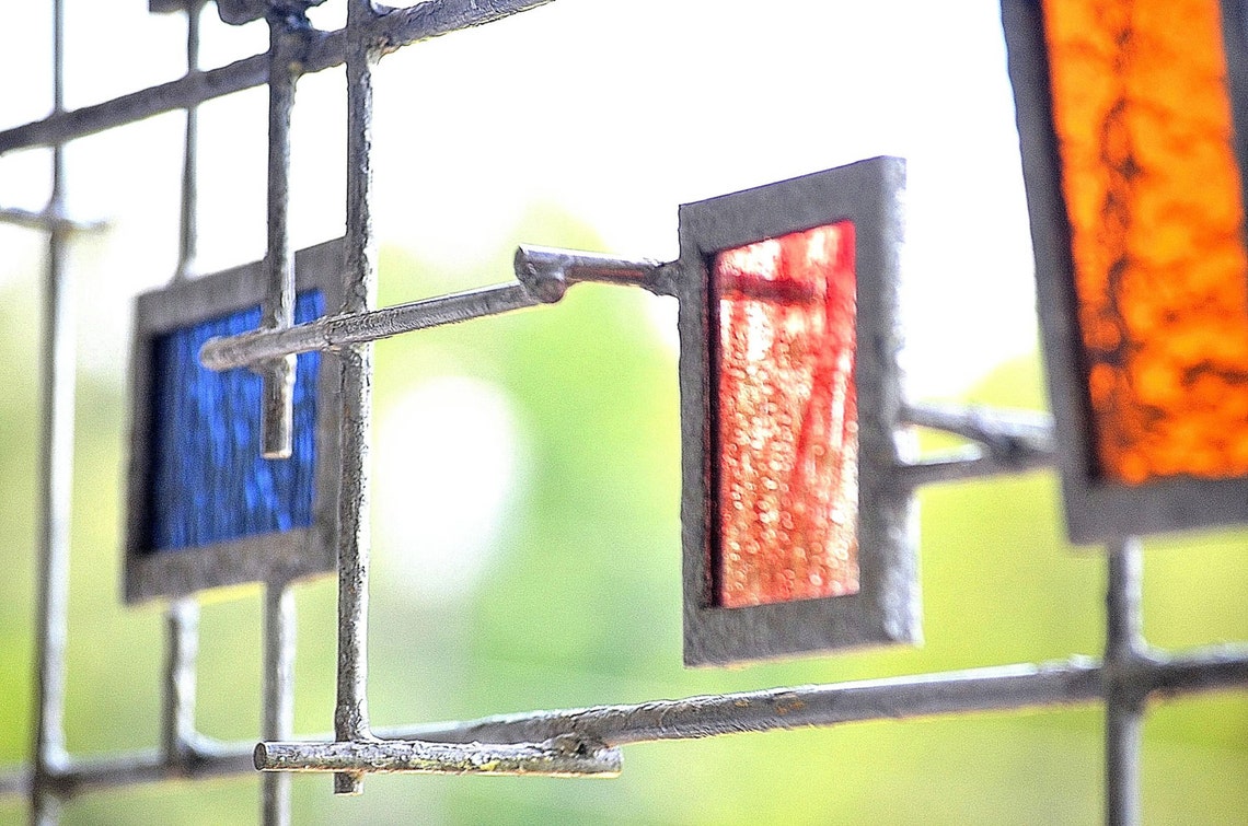 3D Stained Glass Sculpture Window Panel or Wall Art for Home - Etsy ...