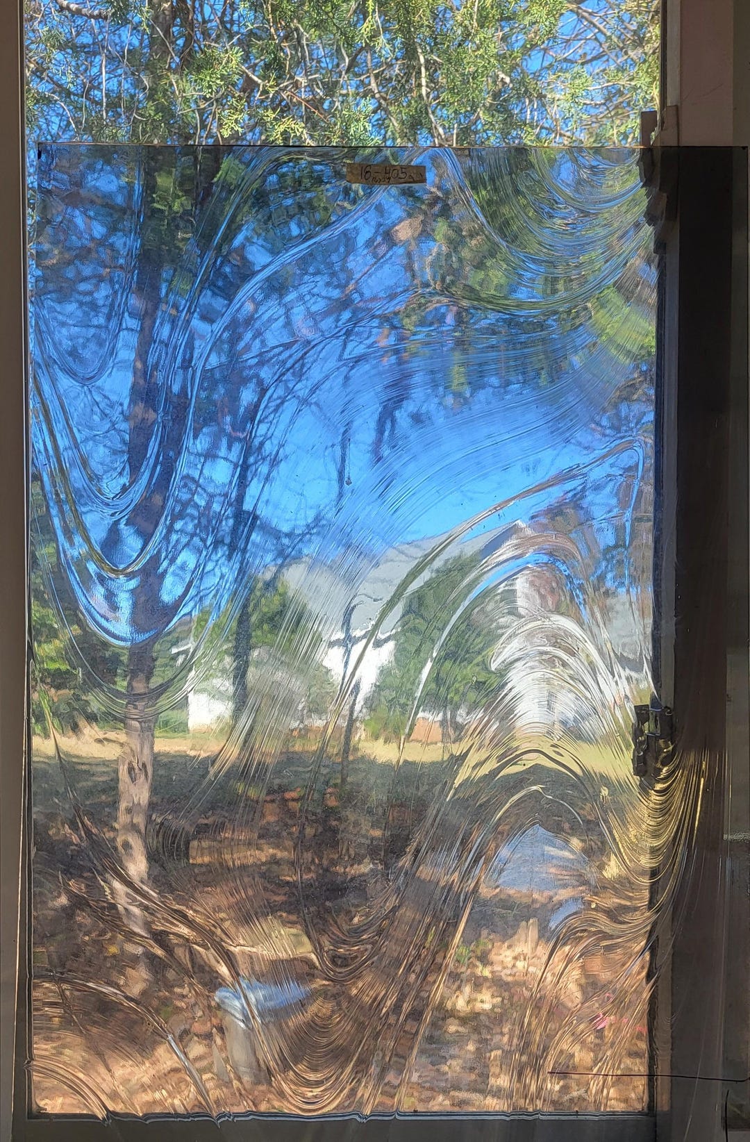 Clear Iridescent Textured Glass for Stained Glass Panels and Mosaic ...