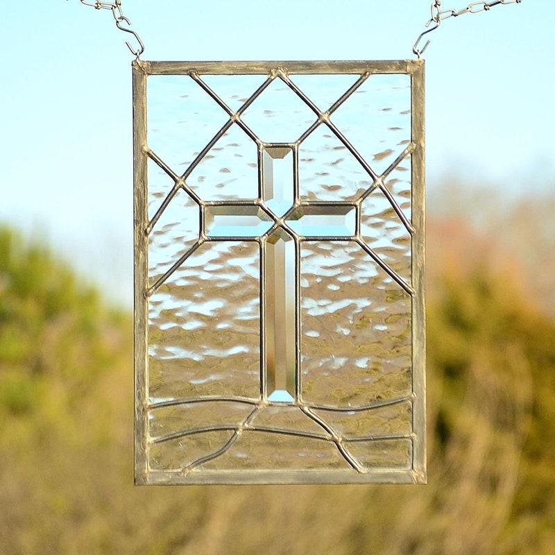 Stained Glass Cross - Etsy