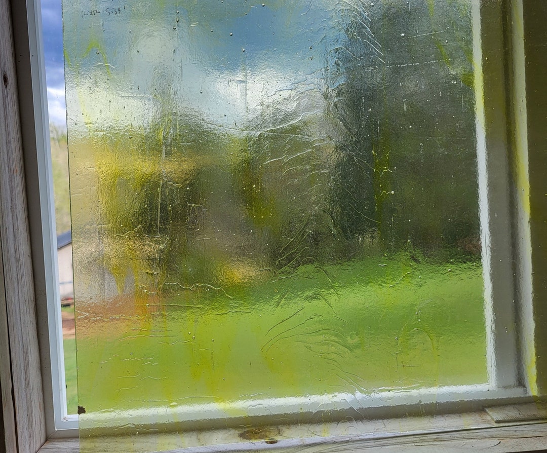 Kokomo Yellow Clear Streaky Glass for Stained Glass Window Panels and ...