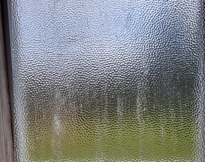 Clear Starburst Textured Glass for Hanging Stained Glass Panels and ...