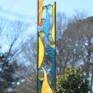 Stained Glass Garden Sculptures Handcrafted Stained Glass Lawn Art for ...