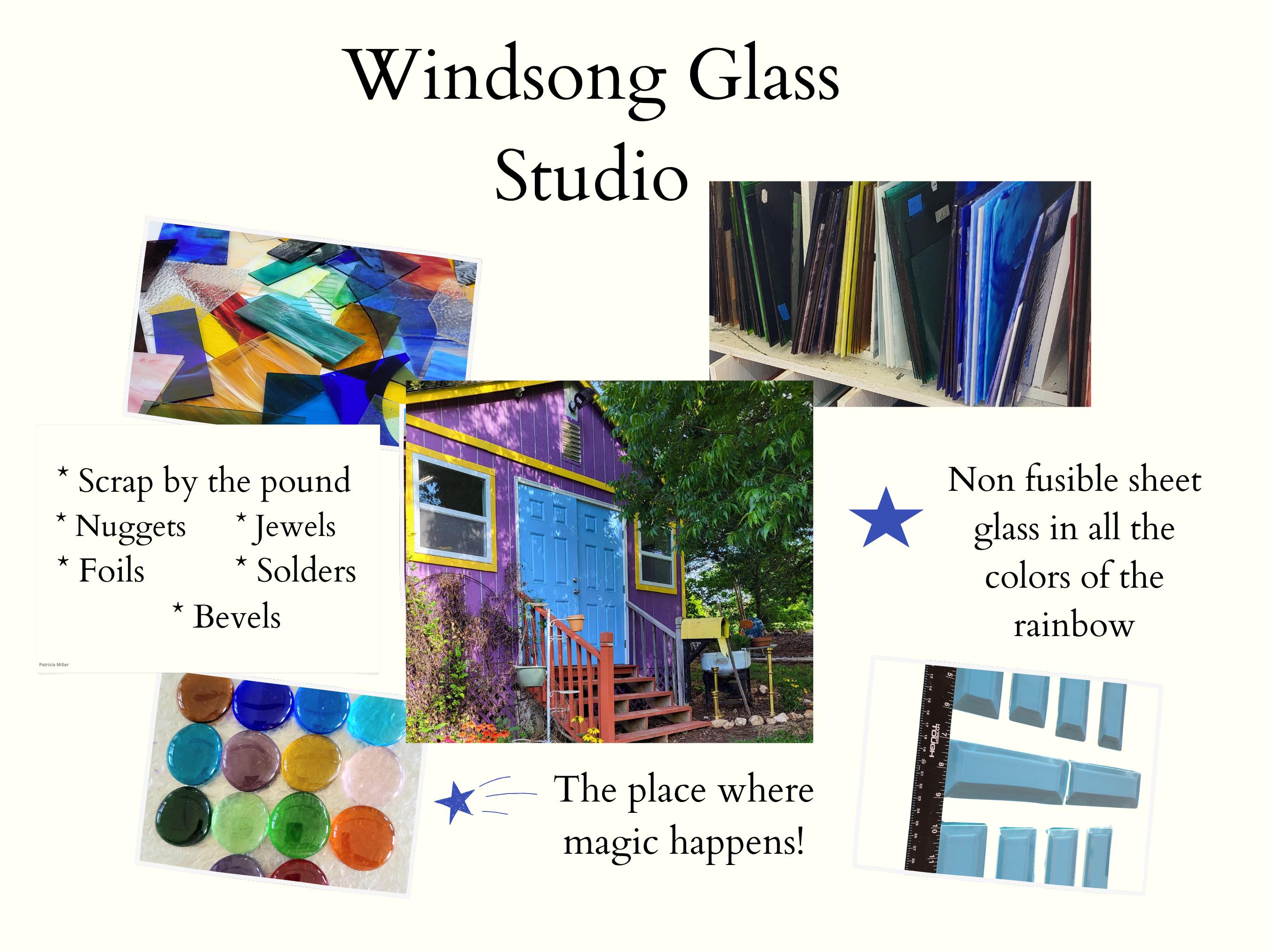Premium Stained Glass Sheets for Stained Glass Hanging Panel Art ...