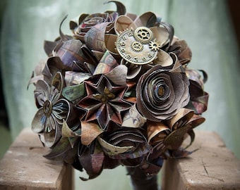 Steampunk bouquet | Etsy