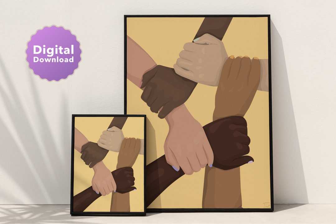 Stronger Together Printable Poster Soul Sisters Wall Art Woman's ...