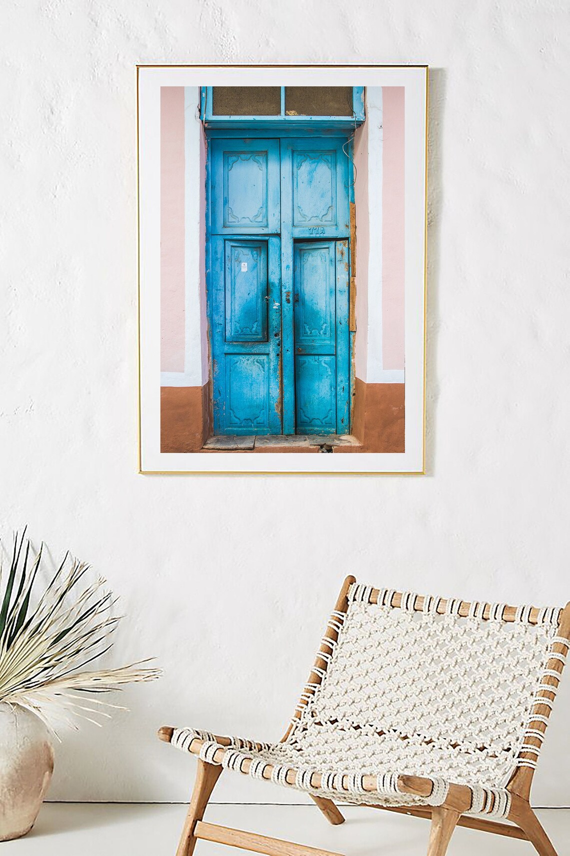 Blue Door in Havana Photography Cuba Art Colorful Wall Art | Etsy