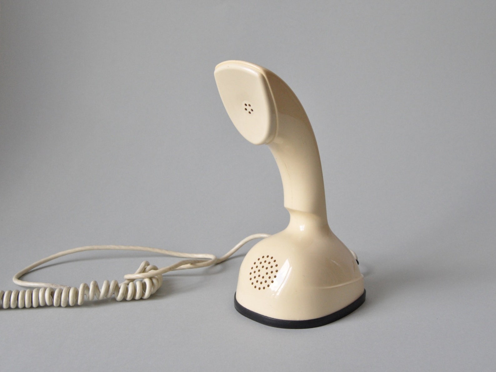 Vintage Ericofon Mid Century Modern phone Telephone creme | Etsy