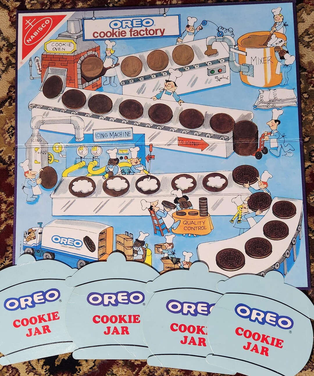 1987 Cadaco Nabisco Oreo Cookie Factory Game - Etsy