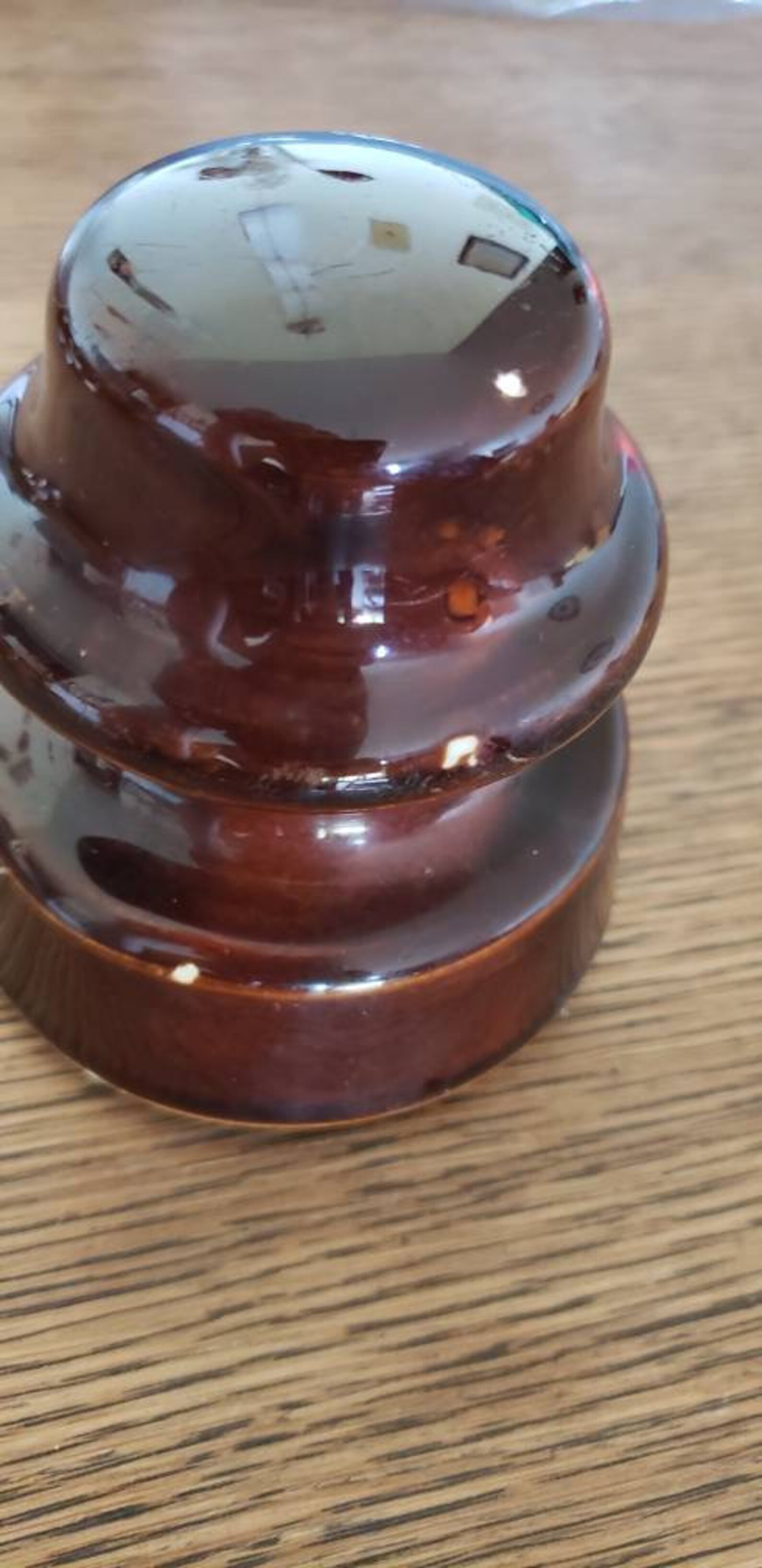 Vintage Brown Locke 44 Insulator - Etsy