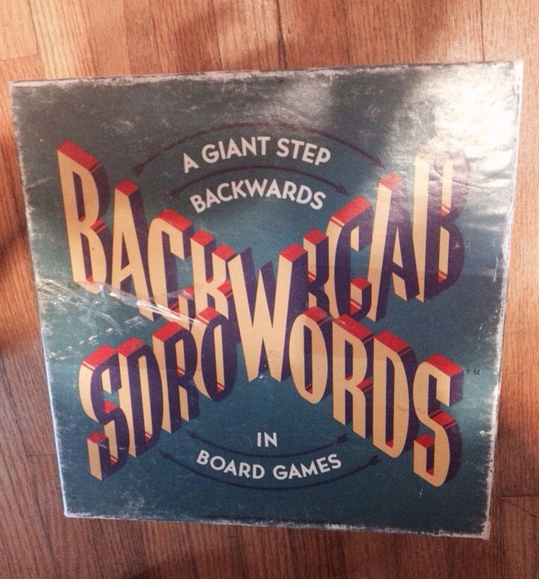 Backwords Sdrowkcab Game - Etsy