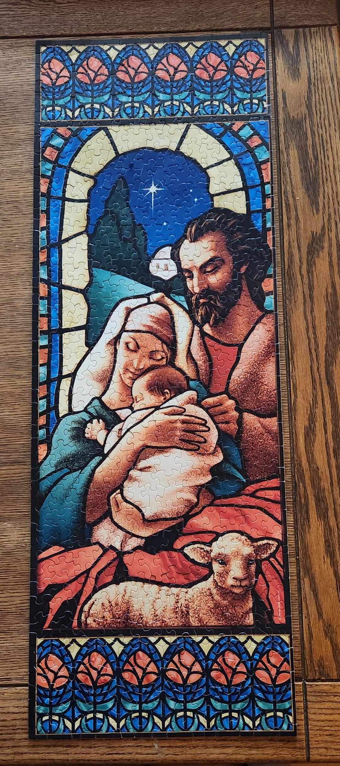 Holy Family Stained Glass 500 Piece Springbok Puzzle - Etsy