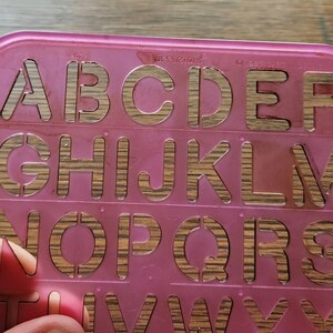 Tupperware Stencil Art Set of 7 - Etsy