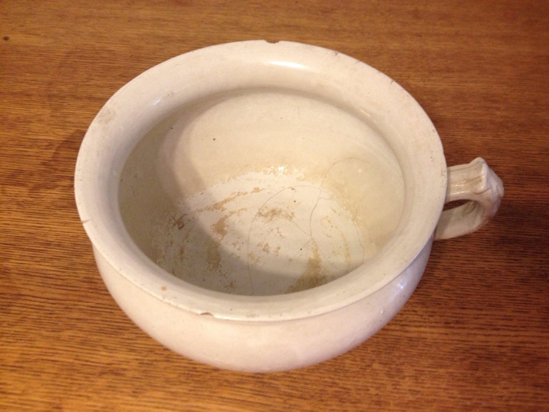 Ironstone Chamber Pot - Etsy
