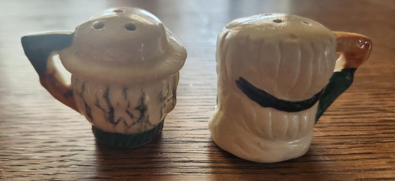 Old Man Salt and Pepper Stackable Shaker Set - Etsy