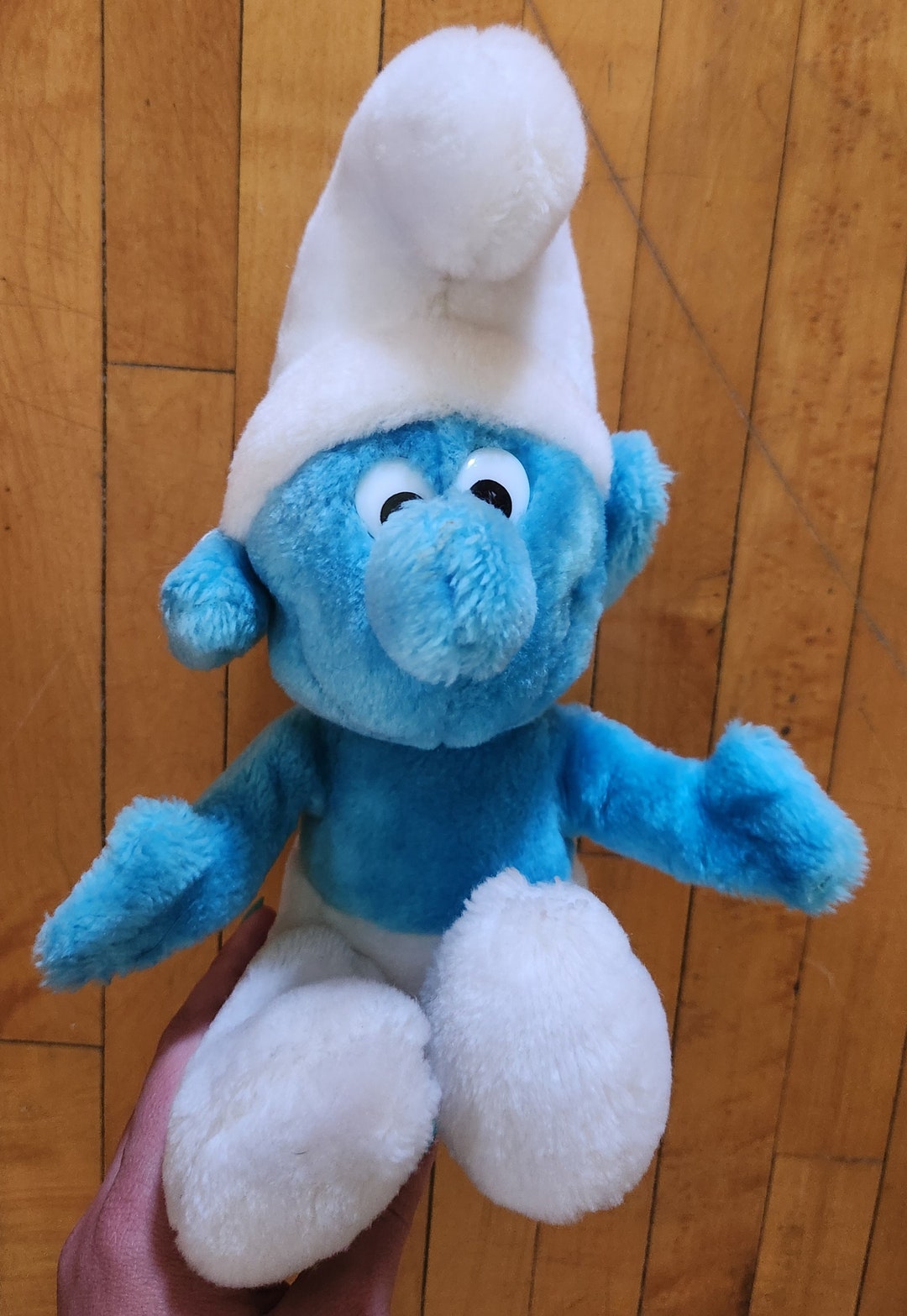 1979 Smurf Stuffed Plush Doll 11 Inch - Etsy
