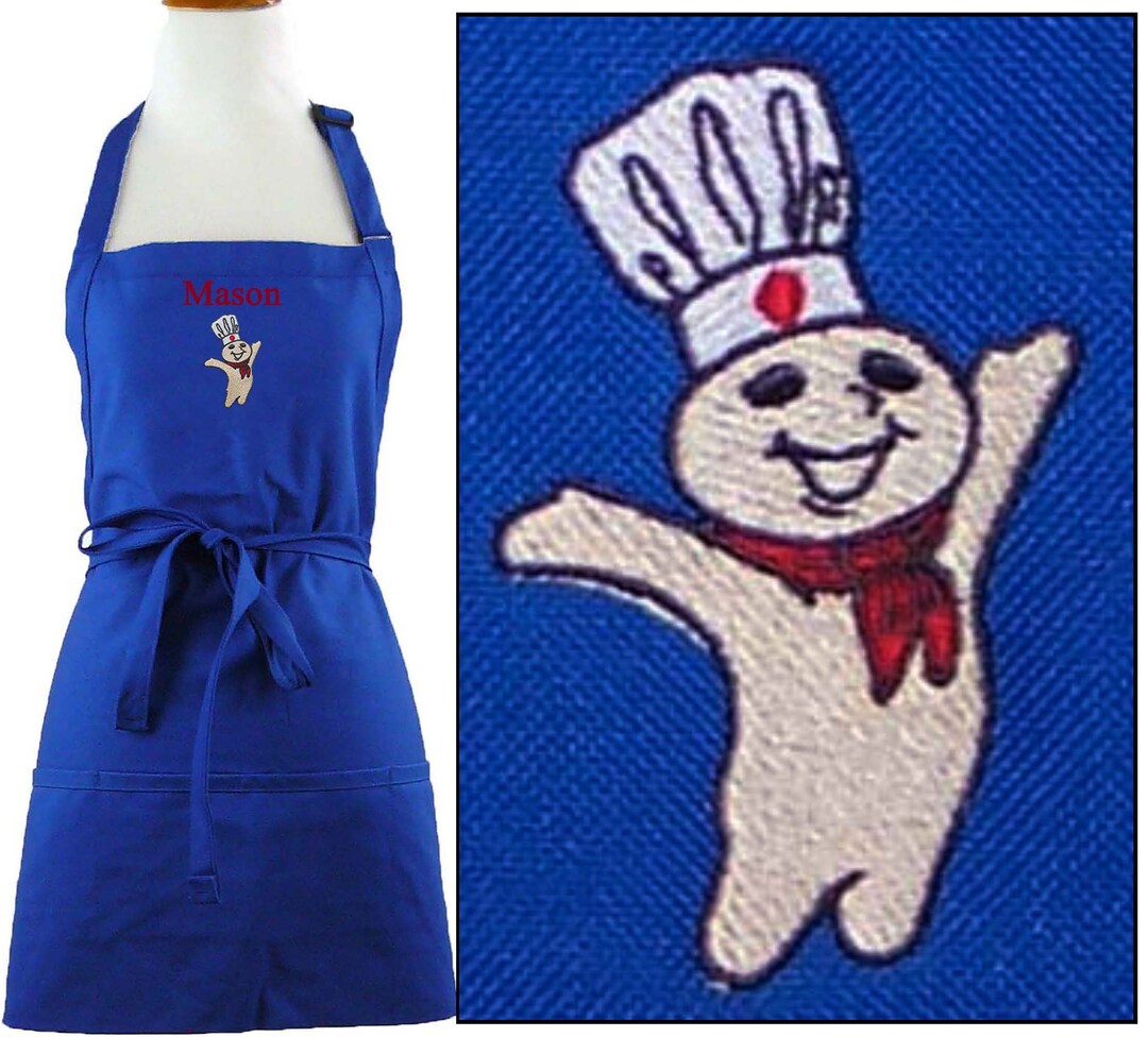 Doughboy Embroidered on Apron Personalized Dough Boy Baker Youth or ...