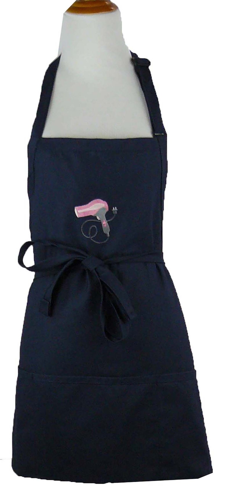 Hair Dryer Embroidered on Apron Personalized Salon Stylist Custom ...
