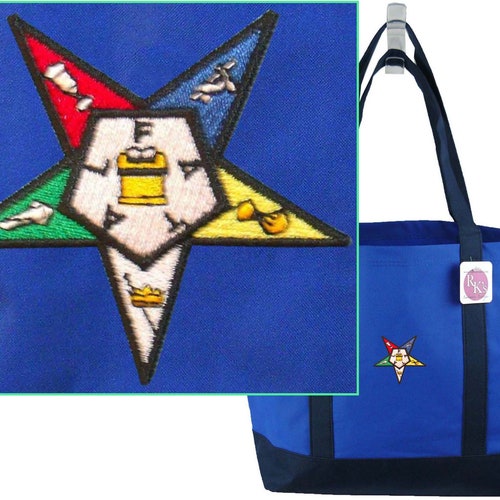 Order of Eastern Star Tote OES Carryall Bag Be the Light Bible - Etsy