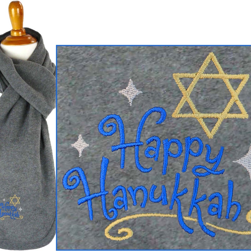 Blue and Black Star Scarf - Etsy