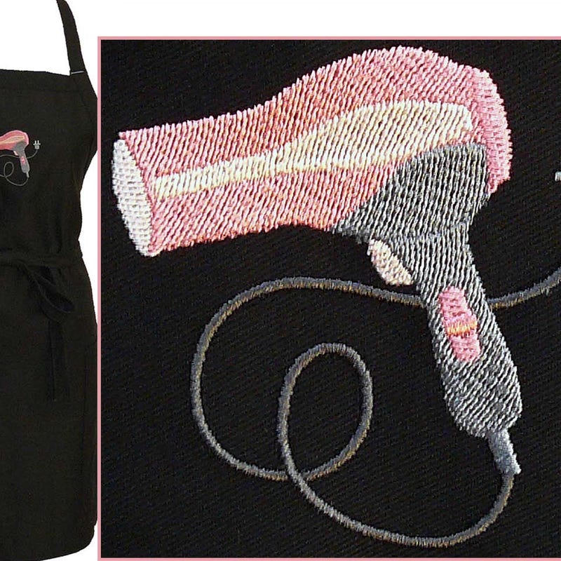 Hair Stylist Embroidery Design - Etsy