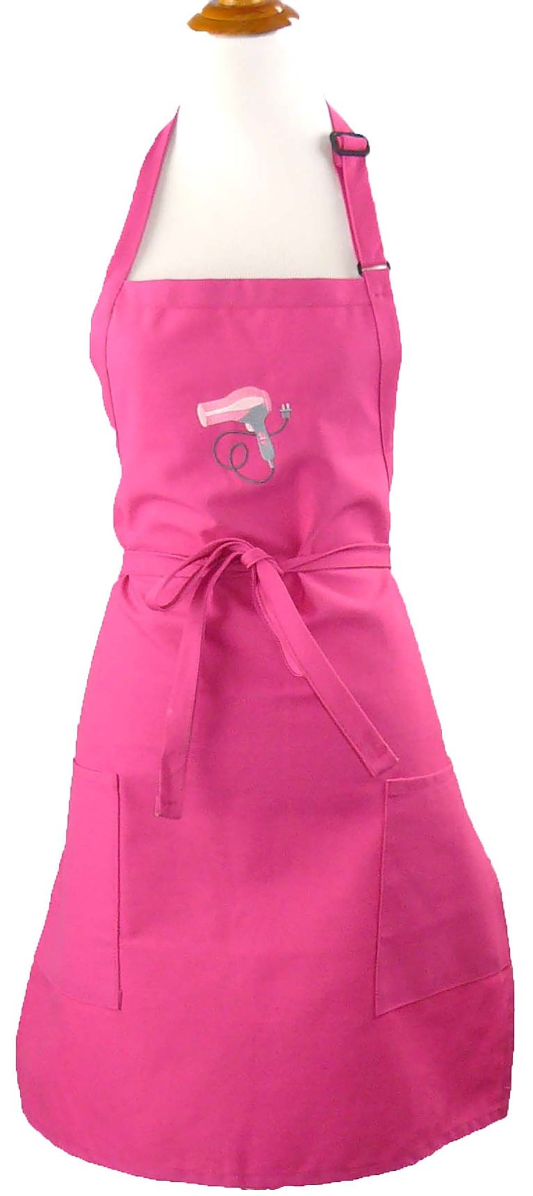 Hair Dryer Embroidered on Apron Personalized Salon Stylist Custom ...