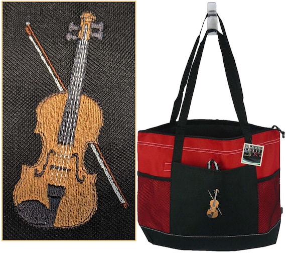 Violin Custom Embroidered String Instrument Orchestra Band Teacher Gift ...