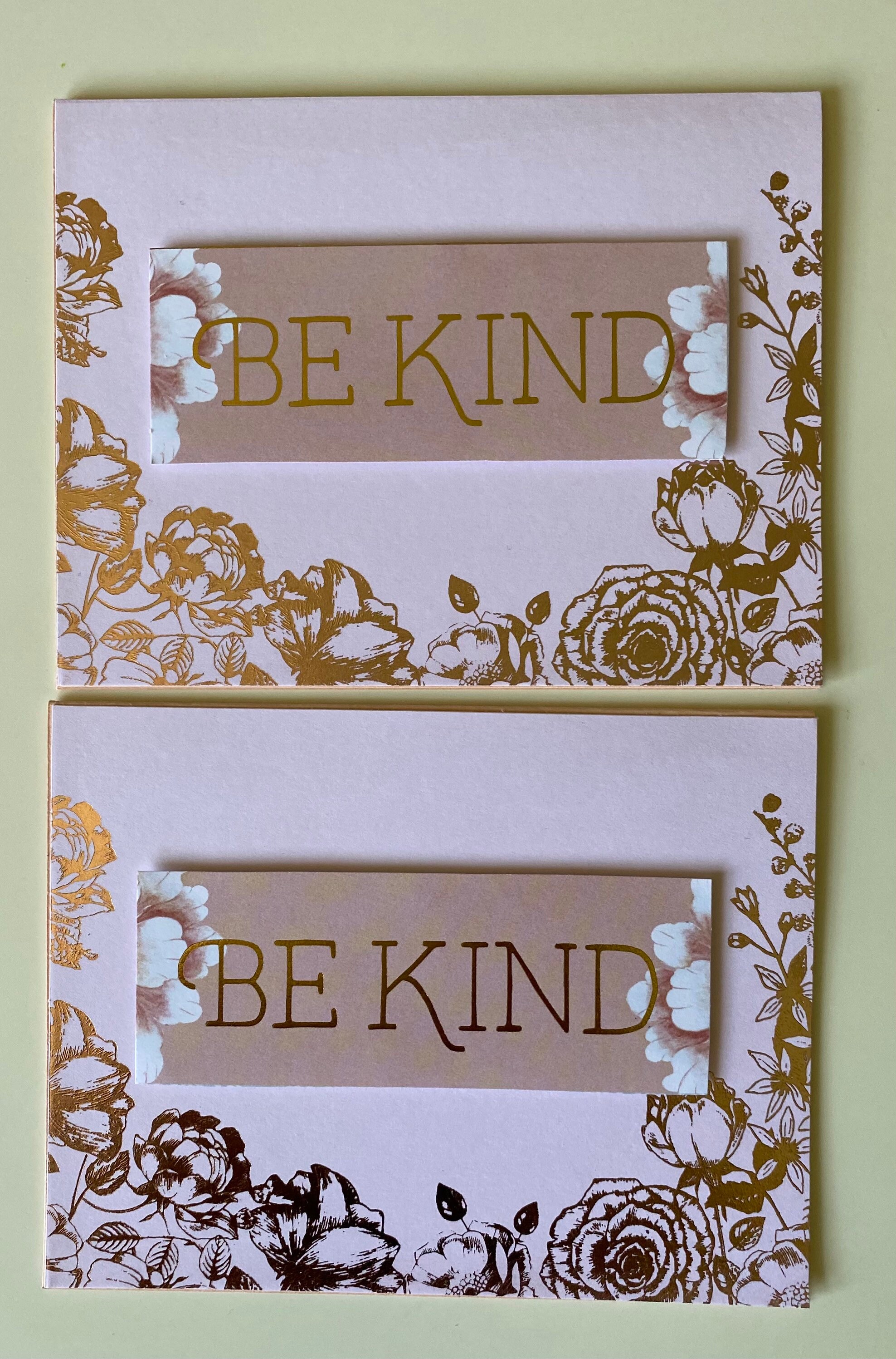 Be Kind OR Always & Forever Handmade Greeting Card - Etsy.de