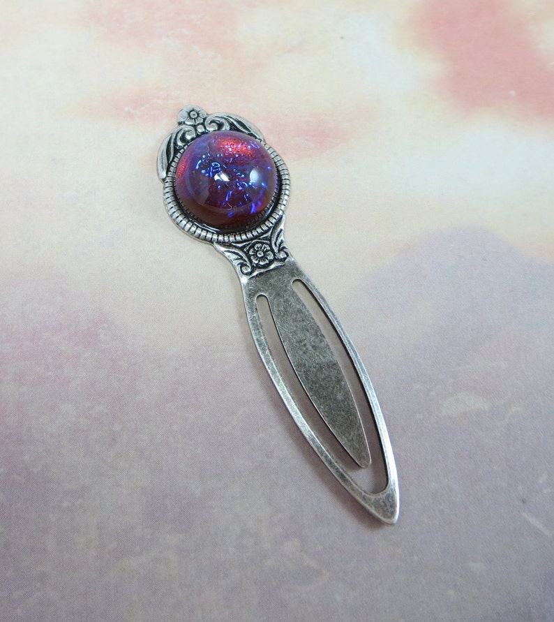 Fire Opal Bookmark Book Mark Mexican Opal Dragons Breath Glass - Etsy