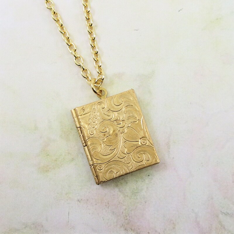 Book Locket - Etsy