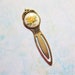 Yellow Rose Bookmark Flower Book Mark Booklover Victorian Shabby Chic ...