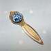 Fire Opal Bookmark Book Mark Book Blue Glass Opal Fantasy Victorian ...