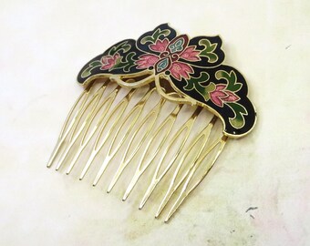 Cloisonne Hair Combs - Etsy