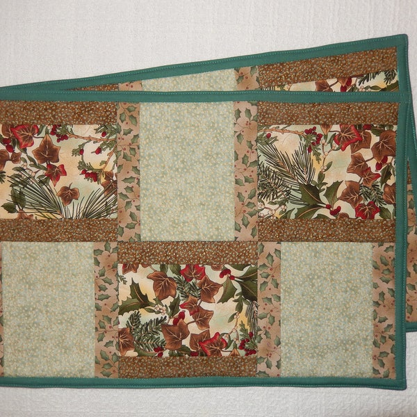 Patchwork Placemats - Etsy