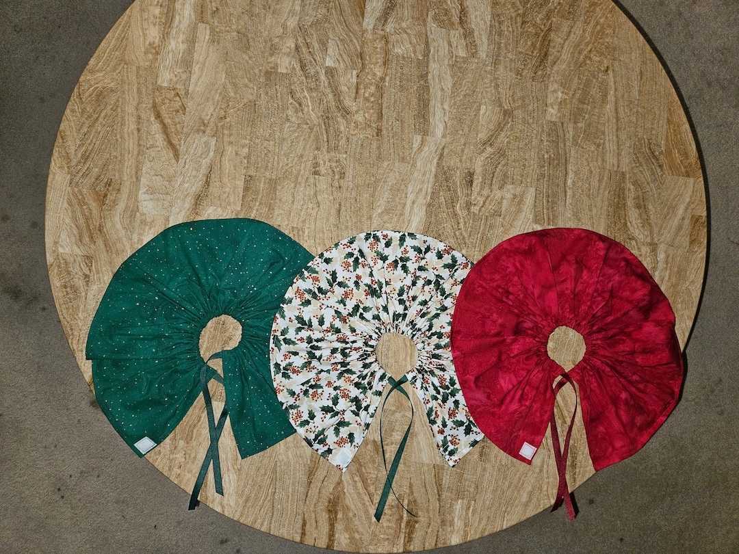 Mini Christmas Tree Skirts 8 - Etsy